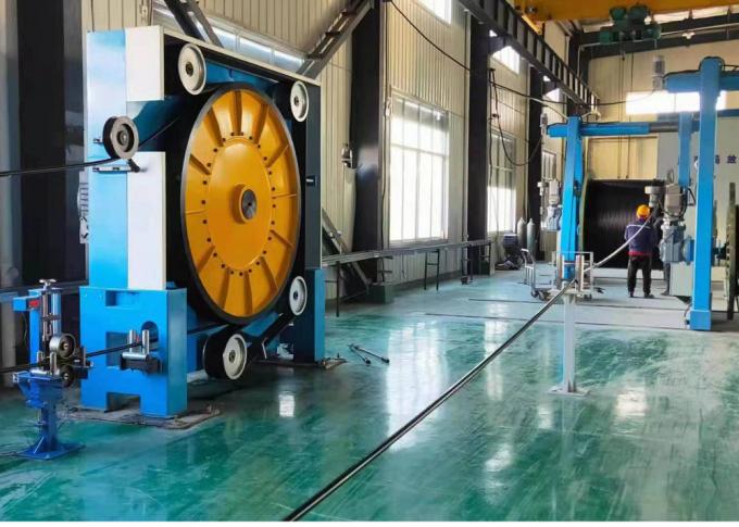 XLPE 35-132 Kv 3 Layer Extruder Extrusion CCV Line